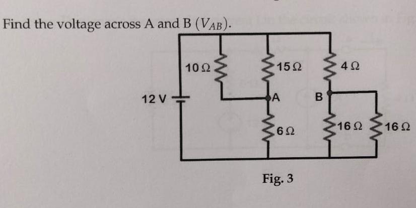 Solved Explain how to find Va and Vb at that particular | Chegg.com