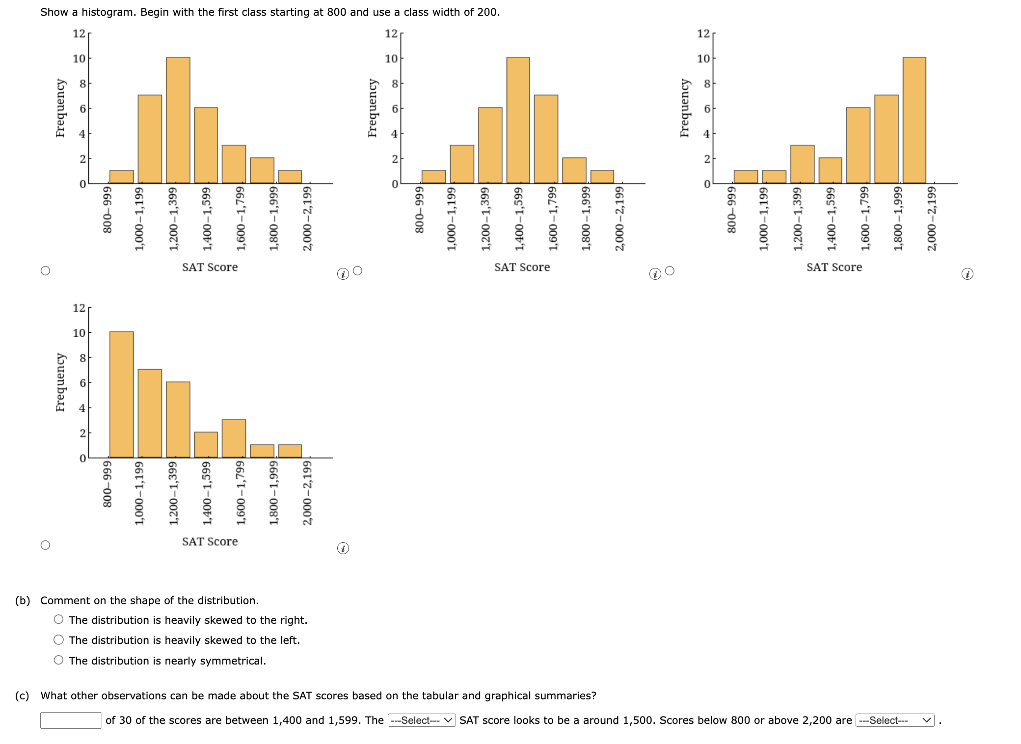 Solved reading comprehension, mathematics, and writing. A | Chegg.com