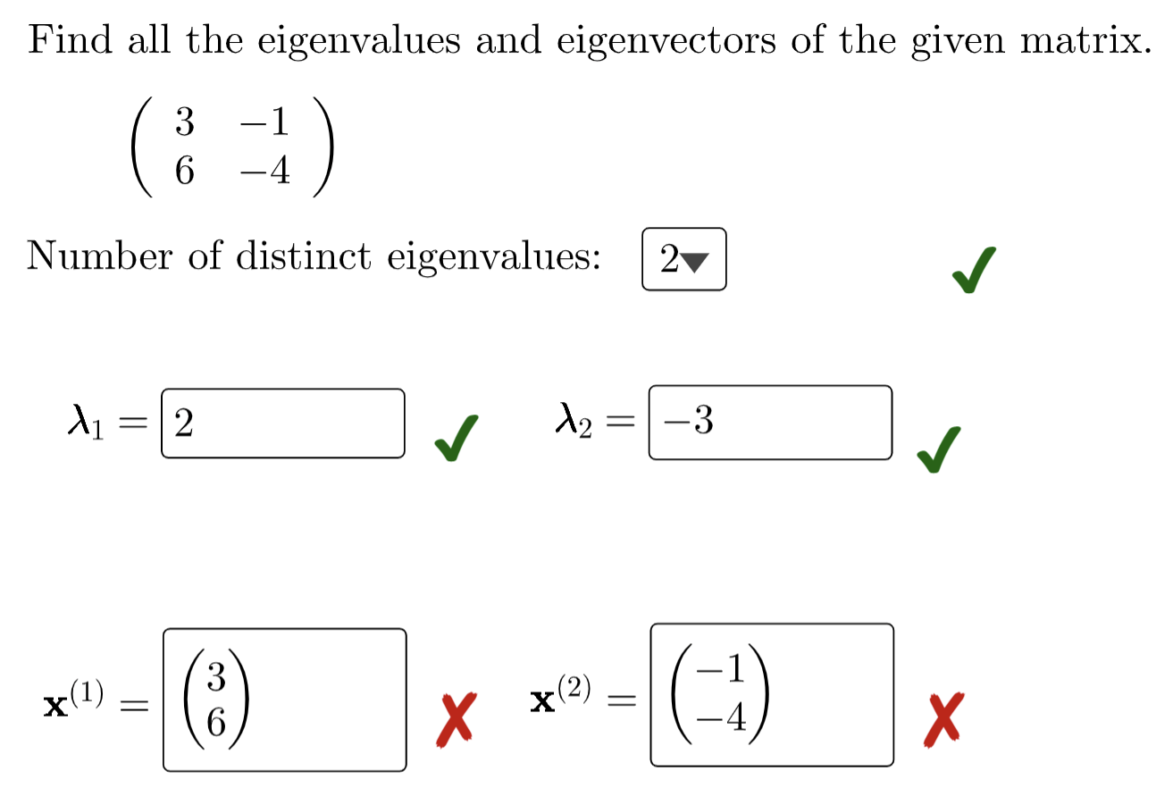 Solved Need Steps And Solutions Matlab Find Eigen Values 