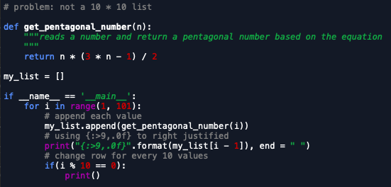 Solved 6.1 (Math: pentagonal numbers) A pentagonal number is | Chegg.com