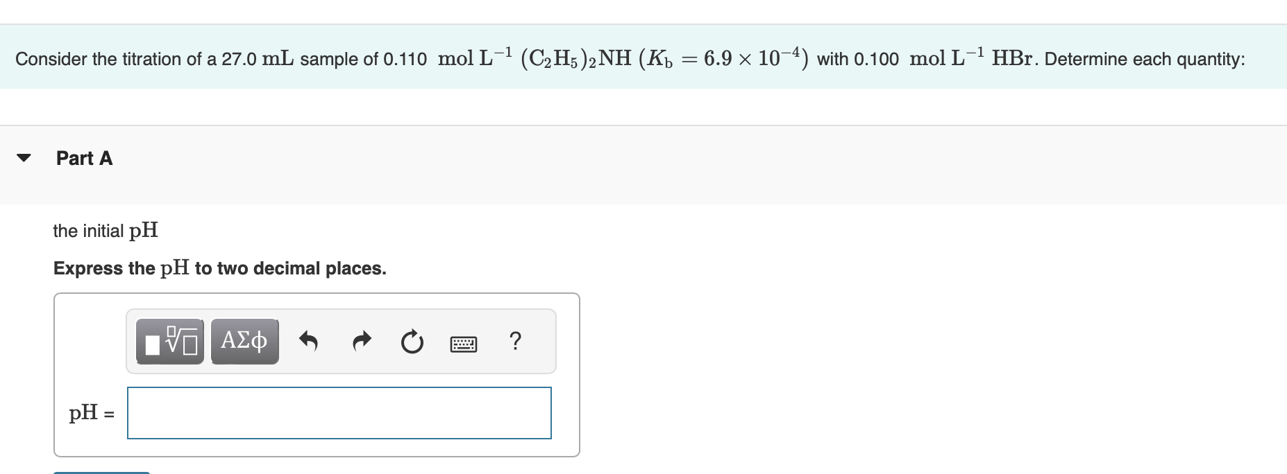 Solved Consider the titration of a 27.0mL ﻿sample of | Chegg.com