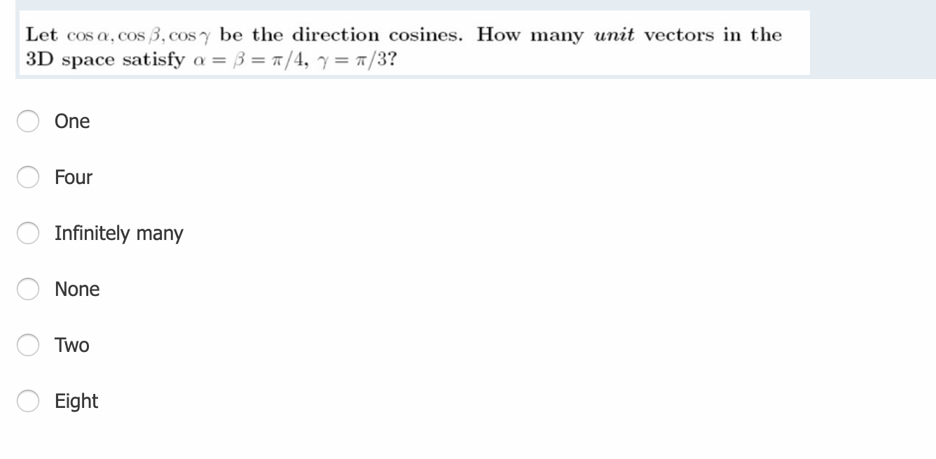 Solved Please write the correct option for the following 3 | Chegg.com