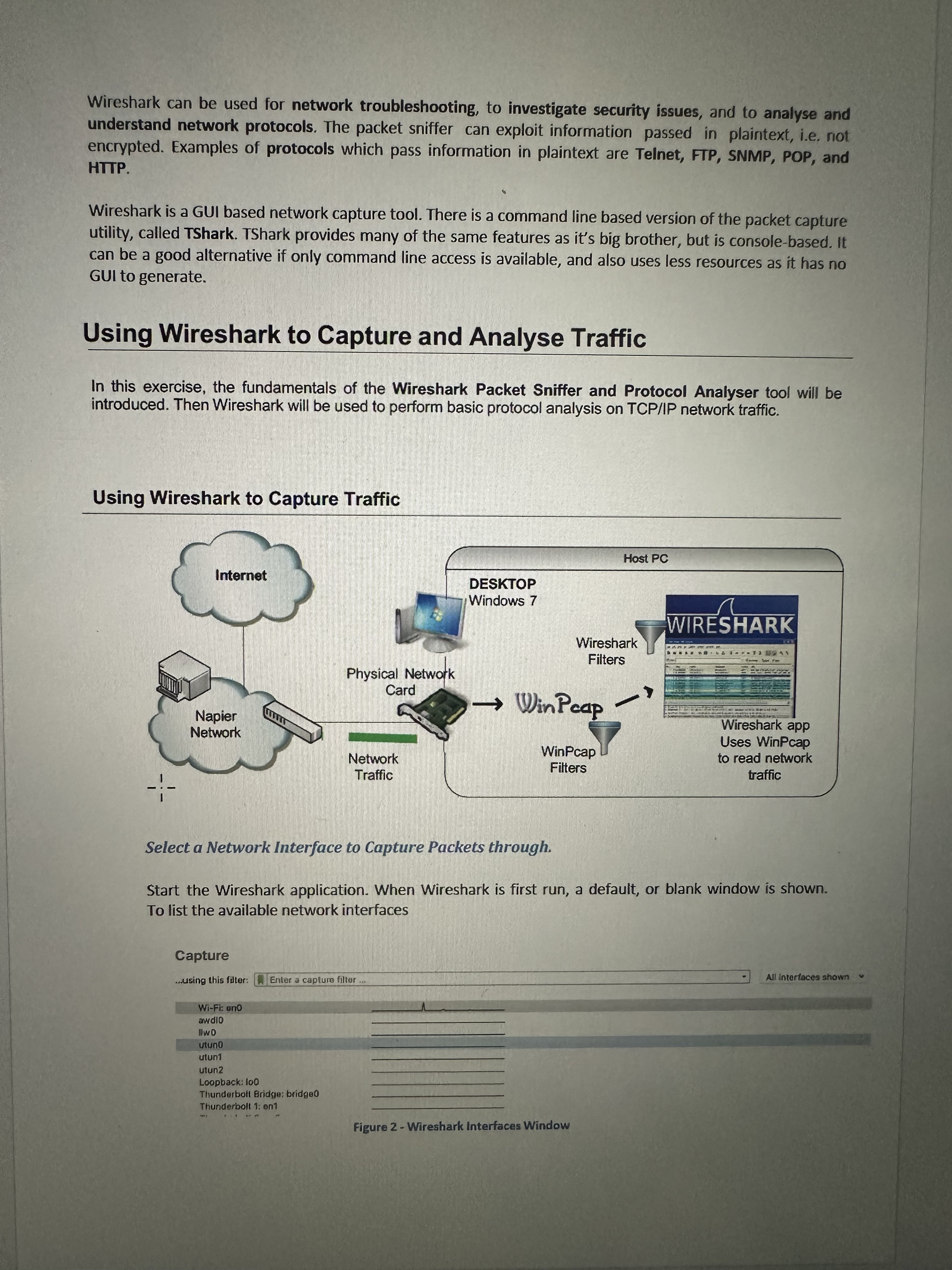 Solved Packet Capture (Packet Sniffing) A packet sniffer is | Chegg.com