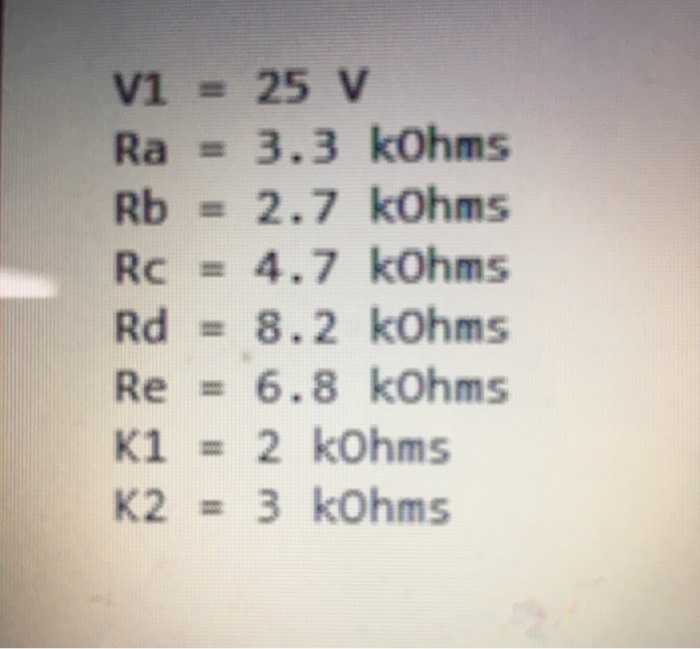 Solved Nodal 2Dep K2 Rd Ra Rb Rc Re Use LTspice to find i,. | Chegg.com