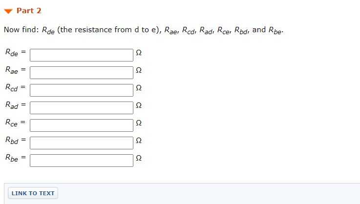 Solved Part 1 Given the resistor configuration shown in the | Chegg.com
