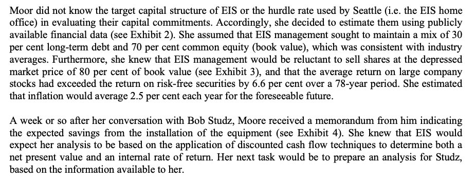 Eloise Moore was elated as she put down the phone. | Chegg.com