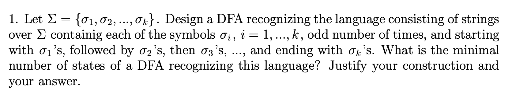 Solved 5. Construct an unambiguous context-free grammar for | Chegg.com