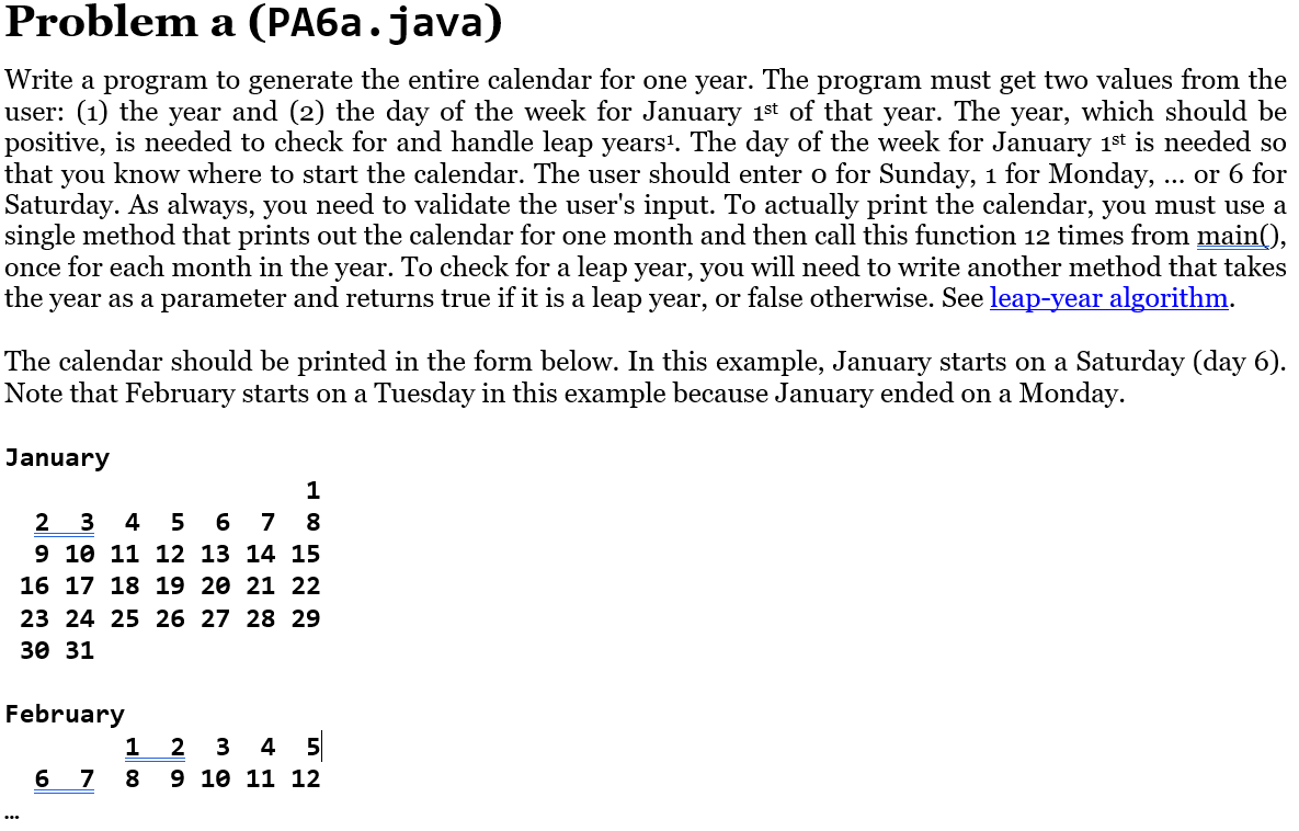 Solved Use JAVA and READS DIRECTIONS!! ONLY USE | Chegg.com