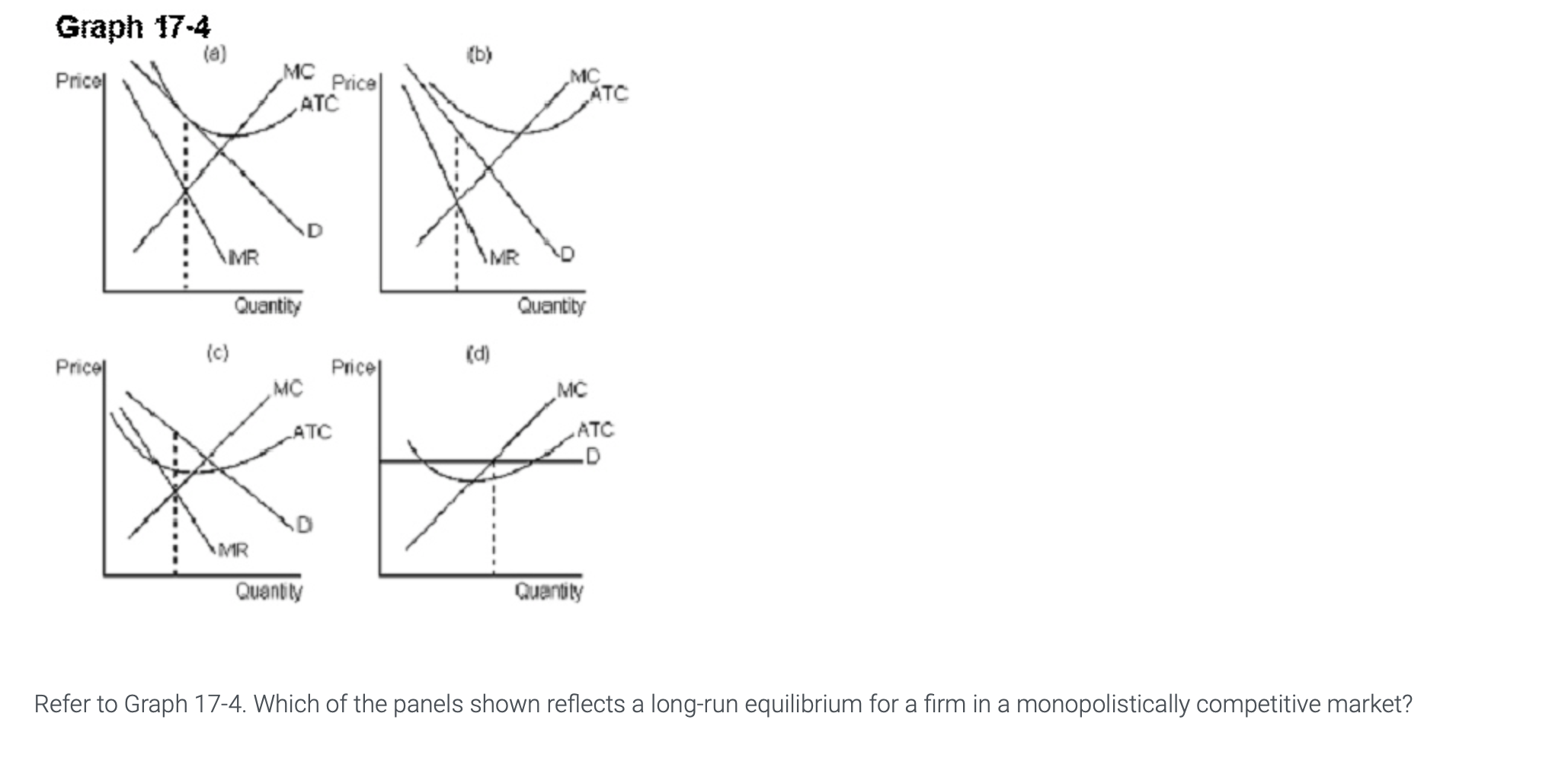 Solved ATC/P Natural Monopoly If D intersects ATC, while | Chegg.com