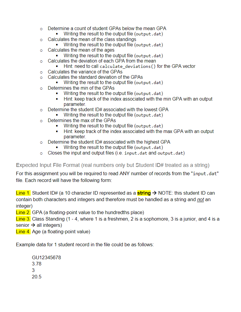 Solved C++ PLEASE Thank you! Example | Chegg.com