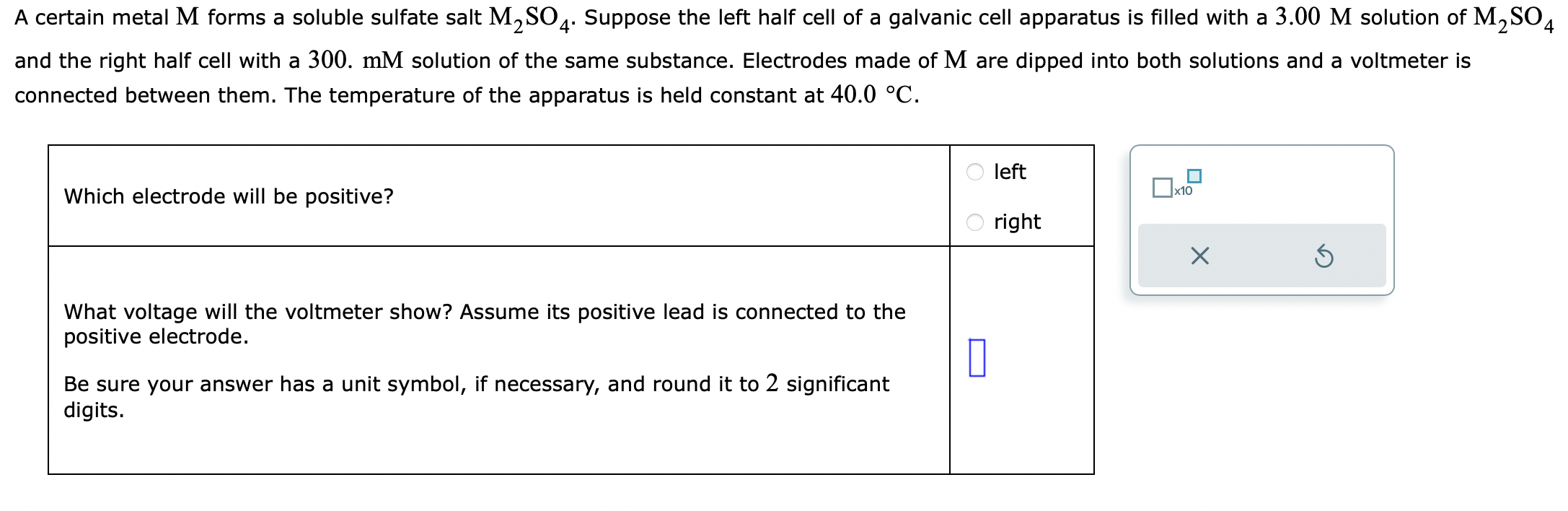 Solved A certain metal M forms a soluble sulfate salt M2SO4. | Chegg.com