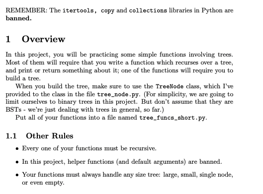 Solved REMEMBER: The itertools, copy and collections | Chegg.com