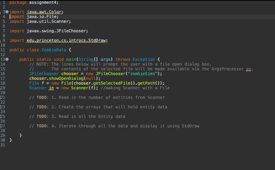 JAVA Setting up the arrays so that when I run the | Chegg.com