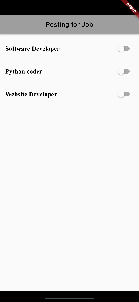 DEBUG Posting for Job Software Developer Python coder | Chegg.com