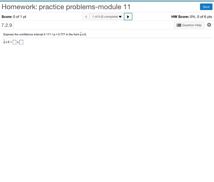 Solved Homework Practice Problems Module 11 Score 0 Of 1