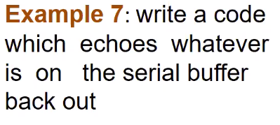 Solved Example 7: write a code which echoes whatever is on | Chegg.com