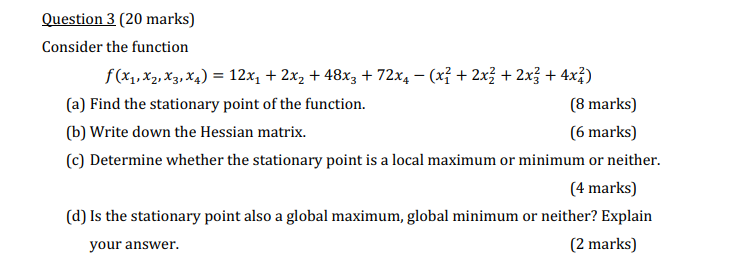 Solved Consider the function | Chegg.com