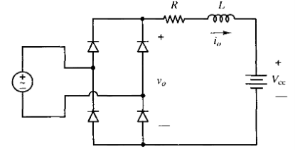 Solved A single-phase full-wave bridge rectifier A | Chegg.com