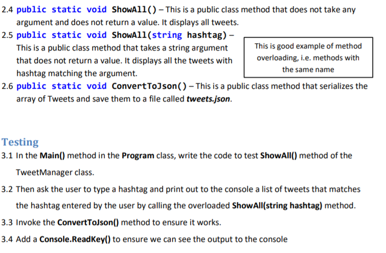 Hello, I wanna make C# program I uploaded photos what | Chegg.com