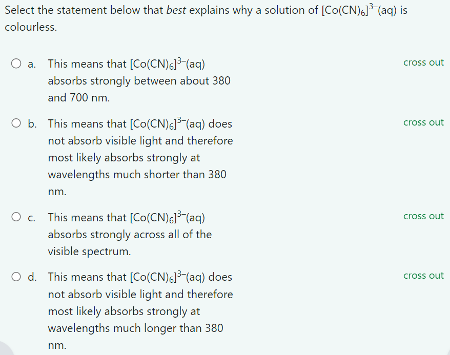 Solved Select the statement below that best explains why a | Chegg.com