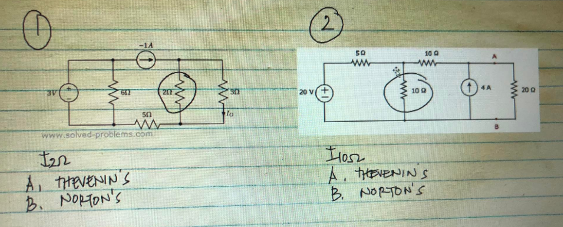 Solved o 2 -1A 10 50 www w w 3V 4A Zon ६० 202 100 20 V + Ww | Chegg.com