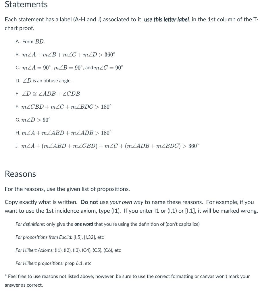 Solved Definition: a Lambert quadrilateral is a | Chegg.com