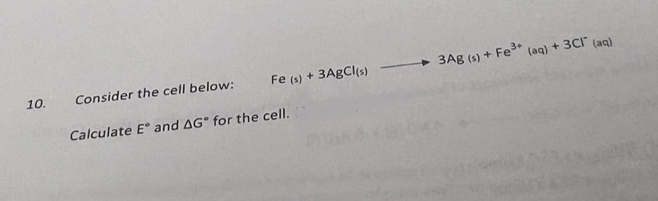 Solved 10. Consider the cell below: \\( | Chegg.com