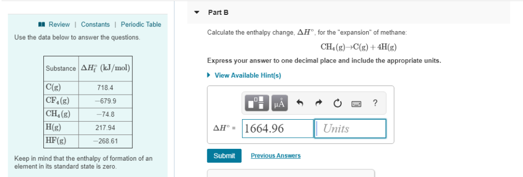 Solved Part B .. Review 1 Constants l Periodic Table | Chegg.com