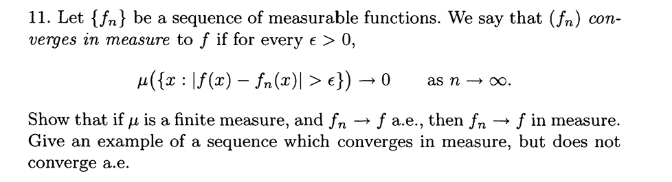 Solved Let {fn} be ﻿a sequence of ﻿measurable functions. We | Chegg.com