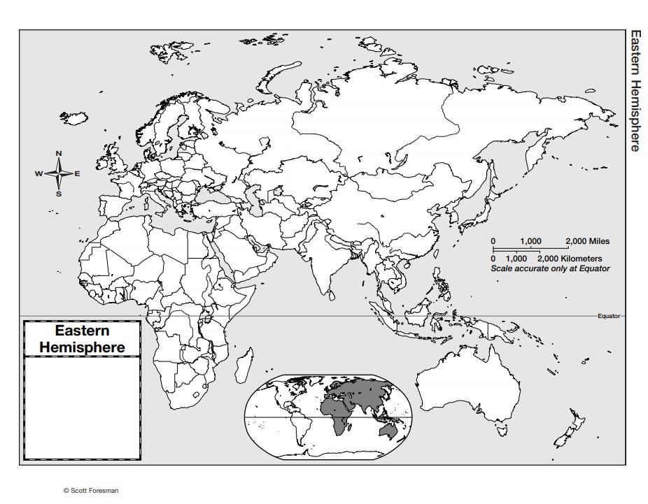 Solved 1. Mark and label the following geographic regions: | Chegg.com