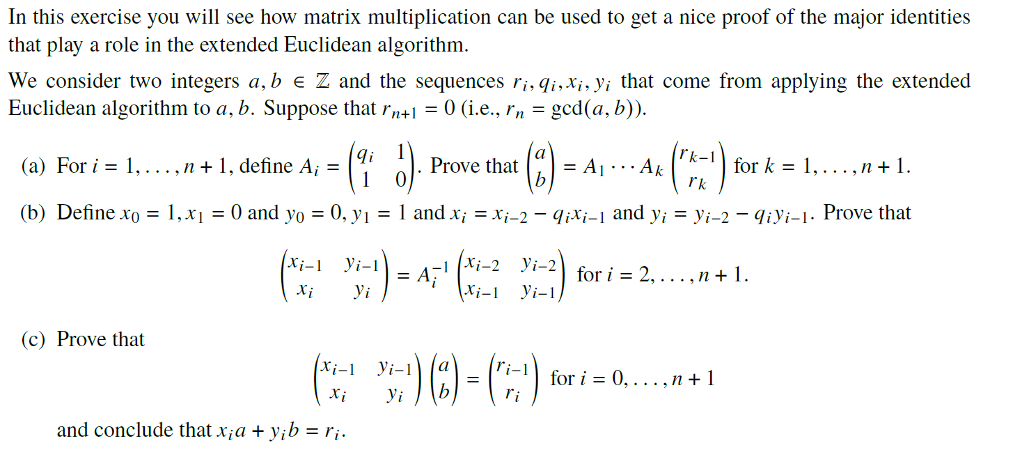 Solved In this exercise you will see how matrix | Chegg.com