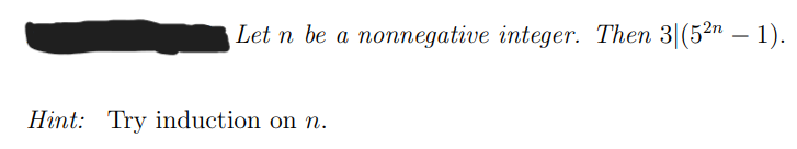 Solved Let n be a nonnegative integer. Then 31(521 – 1). | Chegg.com