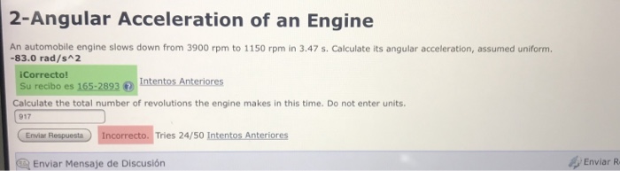 Solved 2-Angular Acceleration of an Engine An automobile | Chegg.com