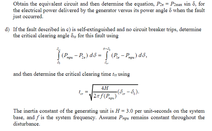 Solved Figure above shows a 50 Hz power system. All | Chegg.com