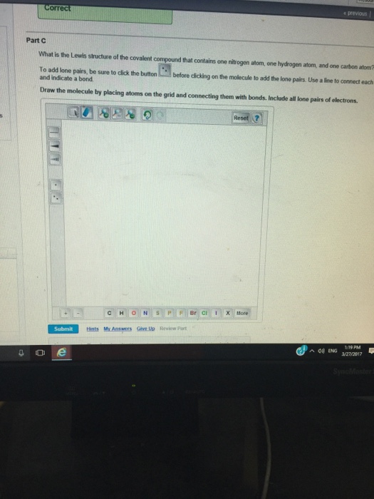 Solved What Is The Lewis Structure Of The Covalent Compound