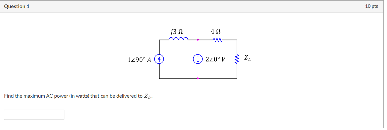 Solved Find the maximum AC power (in watts) that can be | Chegg.com