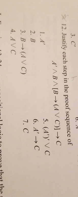 Solved 3. C 0. 21 12. Justify each step in the proof | Chegg.com