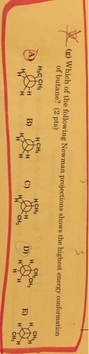 Solved (g) Which of the following Newman projections shows | Chegg.com Solved (g) Which of the following Newman projections shows | Chegg.com