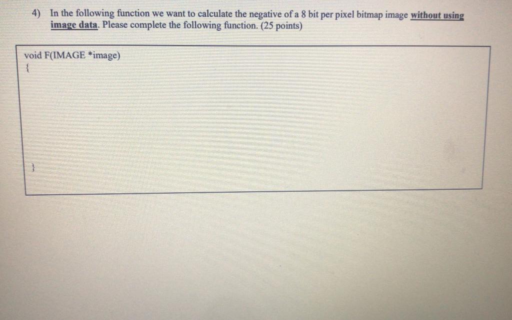 4) In the following function we want to calculate the | Chegg.com