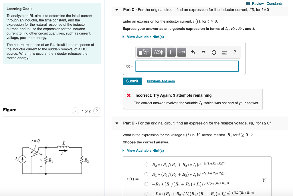 Solved Assume that Is = 19.0 mA , R1 = 58.0 kΩ , R2 = 95.0 | Chegg.com