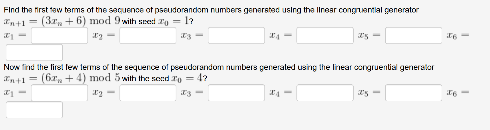 Solved Find the first few terms of the sequence of | Chegg.com