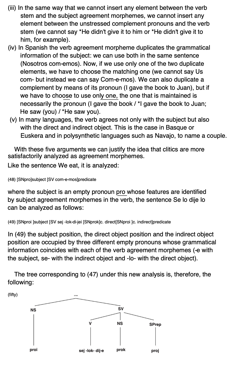 Solved Indicate whether the verb contrast between the | Chegg.com