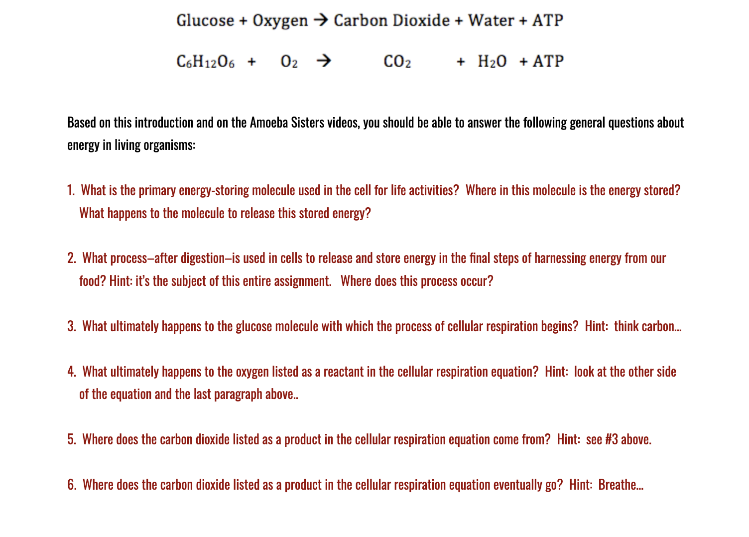 Solved Glucose + Oxygen → Carbon Dioxide + Water + ATP | Chegg.com