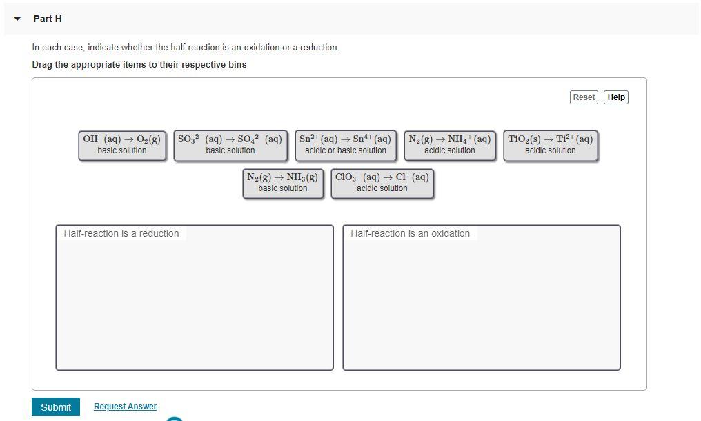 Solved Part 1 In each case, indicate whether the | Chegg.com