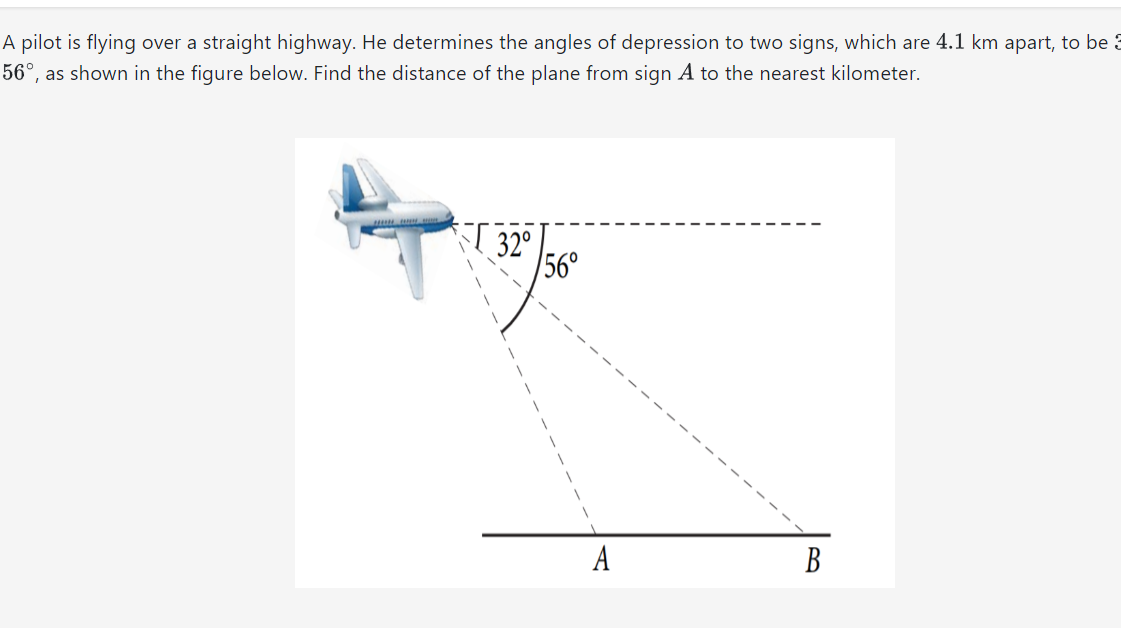 Solved A pilot is flying over a straight highway. He | Chegg.com