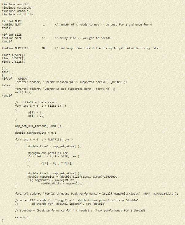 Solved The main ProgramYour main program would then look | Chegg.com