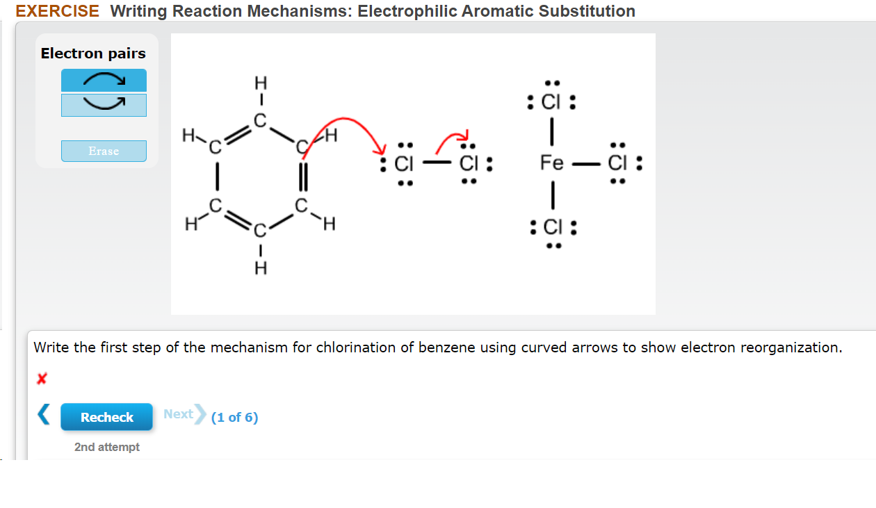 Solved EXERCISE Writing Reaction Mechanisms: Electrophilic | Chegg.com