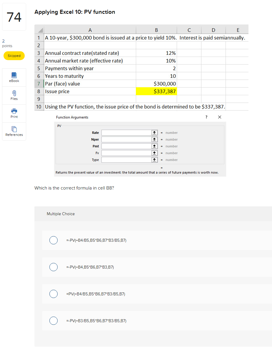 Solved Applying Excel 10: Nper variableWhich is the correct | Chegg.com