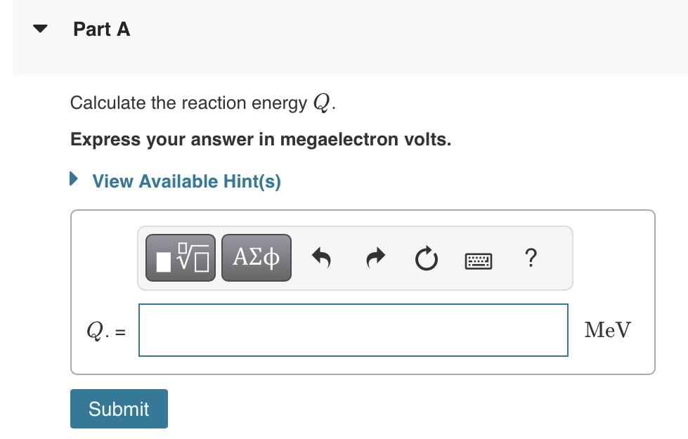 Solved An example of the neutron absorption reaction is | Chegg.com