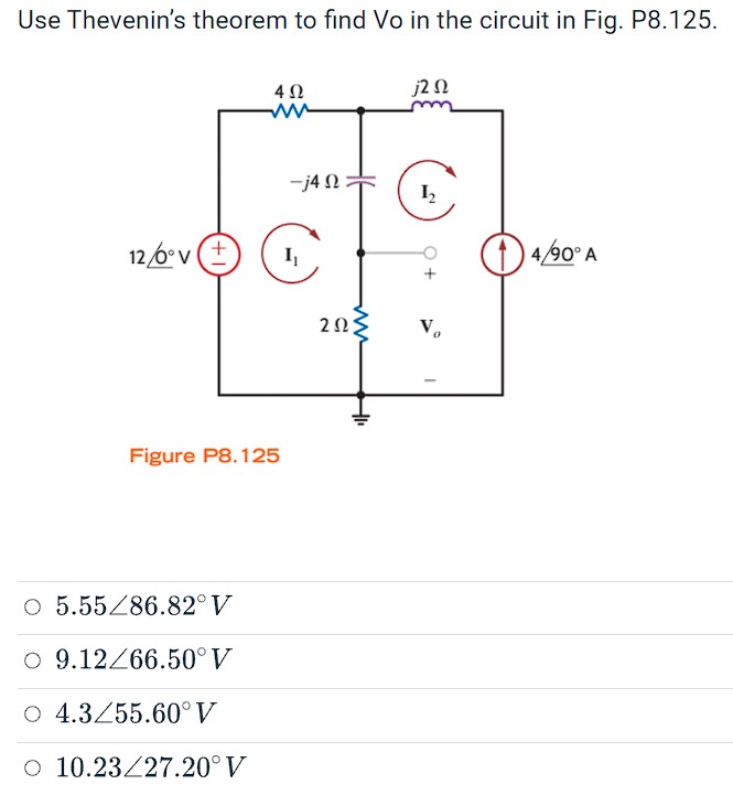 Solved Use Thevenin's theorem to find Vo in the circuit in | Chegg.com